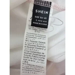 SHEIN | Dresses | Pink Floral Y2k Style Ruffle Mini Dress Size Large ...